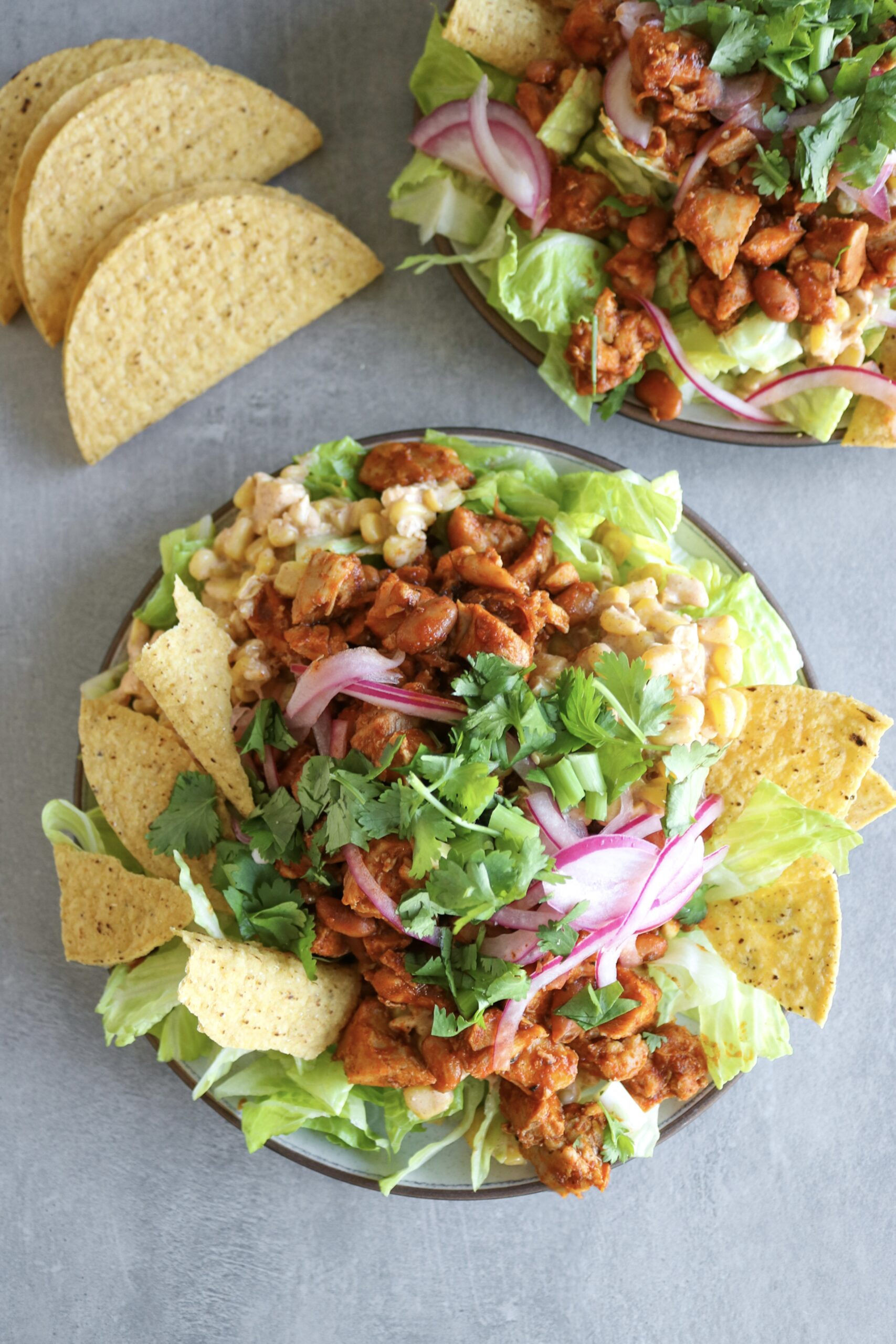 Chicken Taco Salad - Layers of Happiness