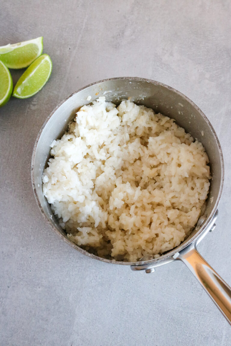 Coconut Lime Rice - Layers of Happiness